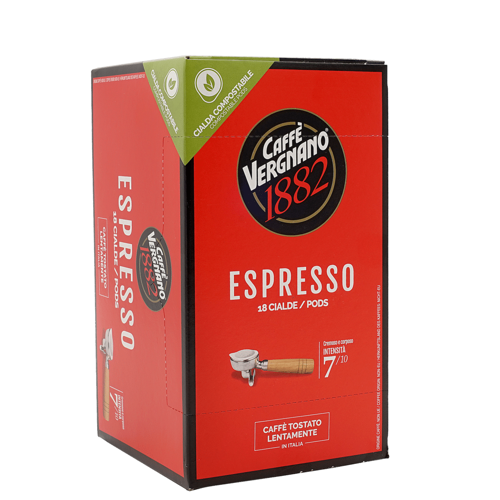 Vergnano 1882 Espresso, 18 Pads online kaufen bei Kaffeekapsel-Versand.de